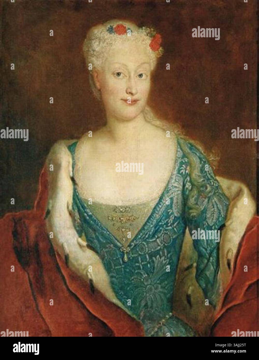 Portrait of Johannetta Antoinetta Juliana von Sachsen-Eisenach, painted ...