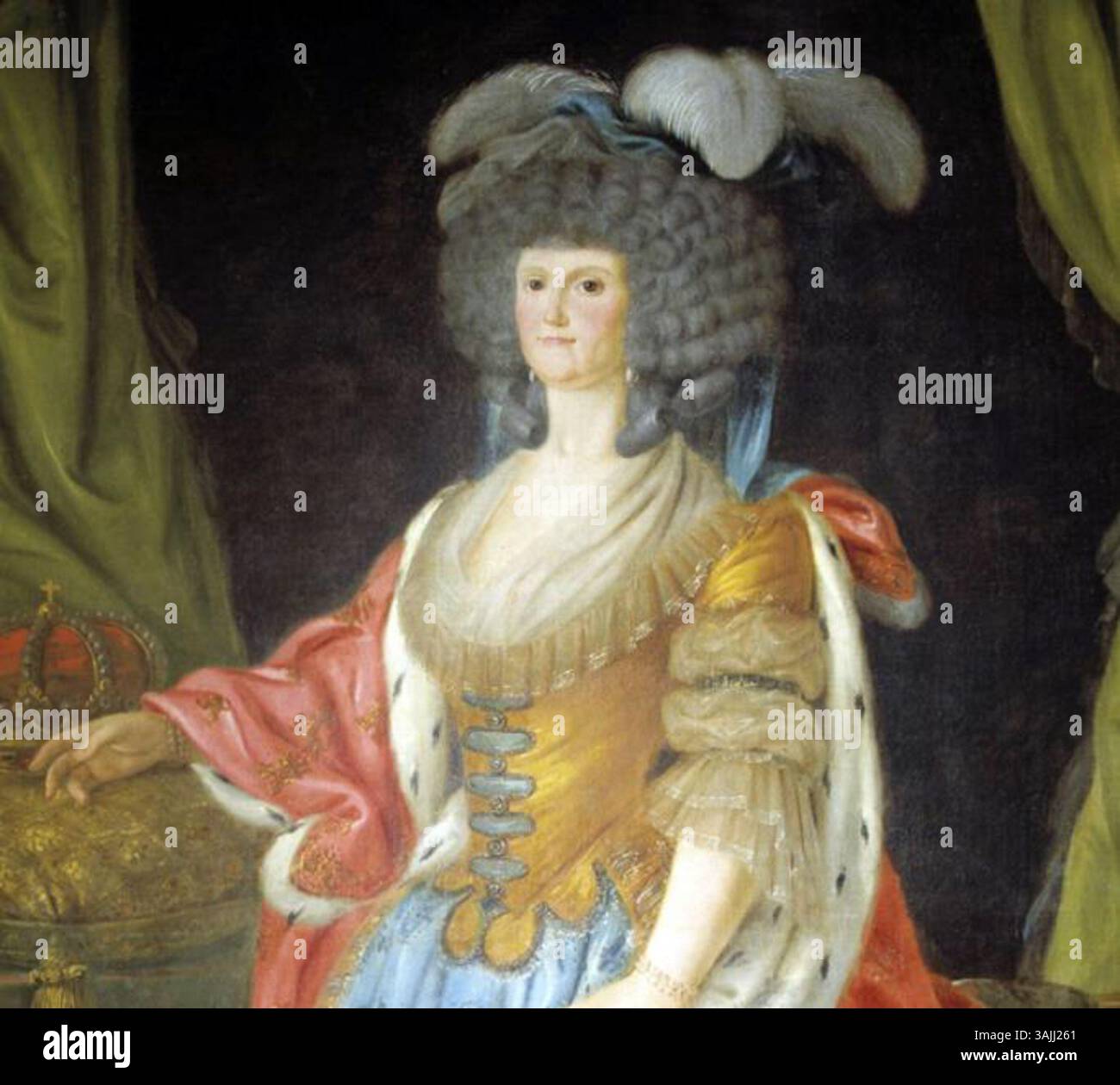 This portrait by Antonio Carnicero from the 18th century depicts María ...