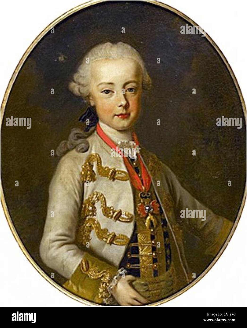 This 18th-century portrait by Martin van Meytens depicts Ferdinand Karl, Archduke of Austria ...