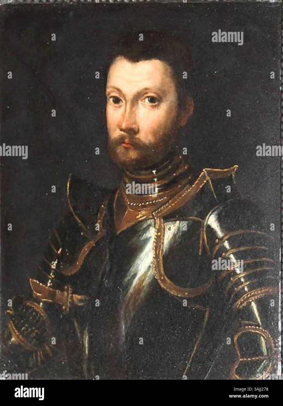 This 16th-century portrait by Fermo Guisoni portrays Luigi Gonzaga ...