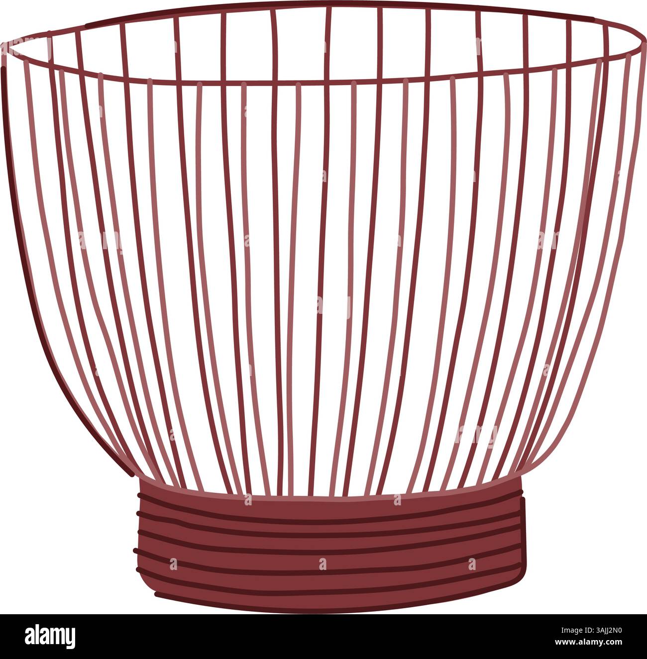 centerpiece decorative bowl cartoon vector illustration Stock Vector ...