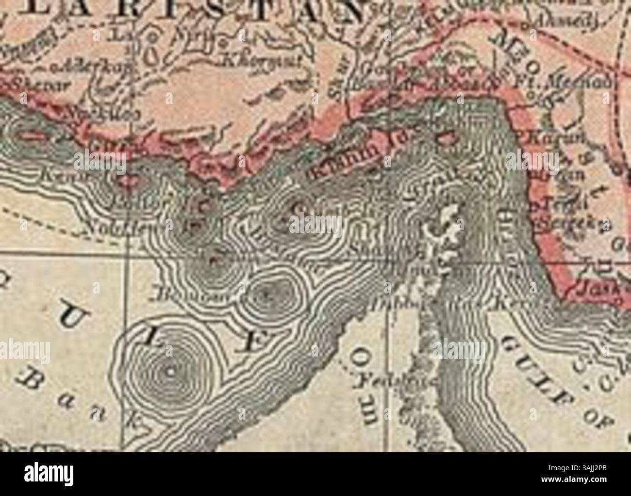 Strait of hormuz map hi-res stock photography and images - Alamy