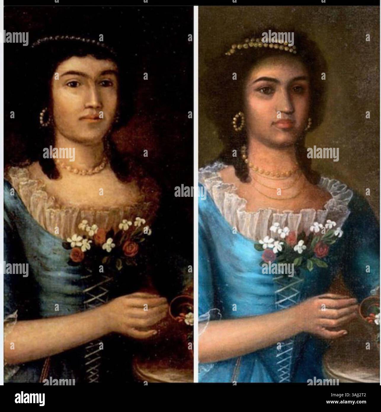 This is a portrait of Marianne Celeste Dragon, painted between 1790 and ...