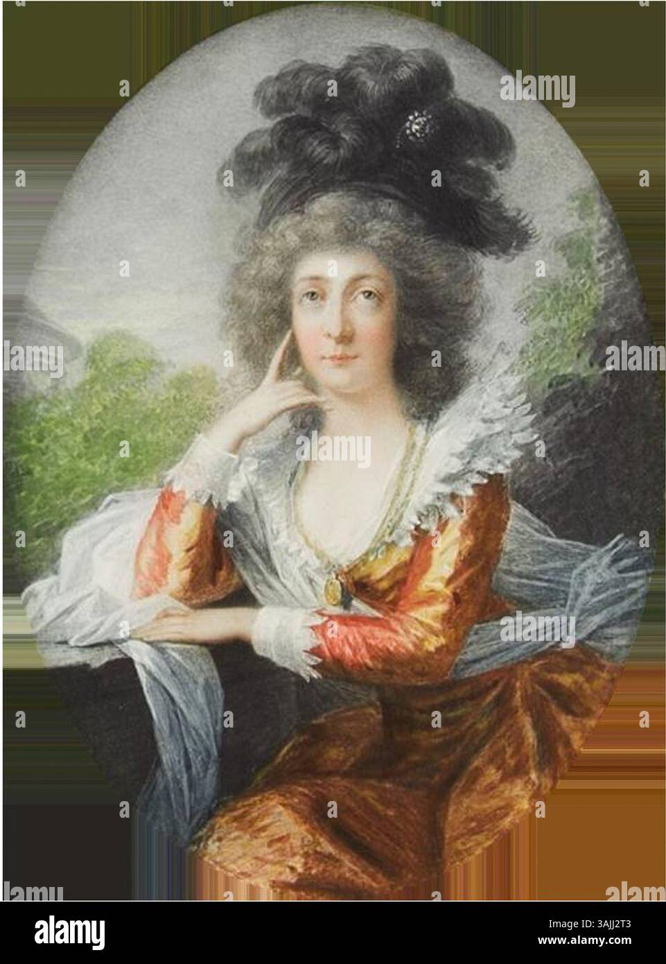 This 1786 portrait by Heinrich Füger depicts Countess Mária Anna ...