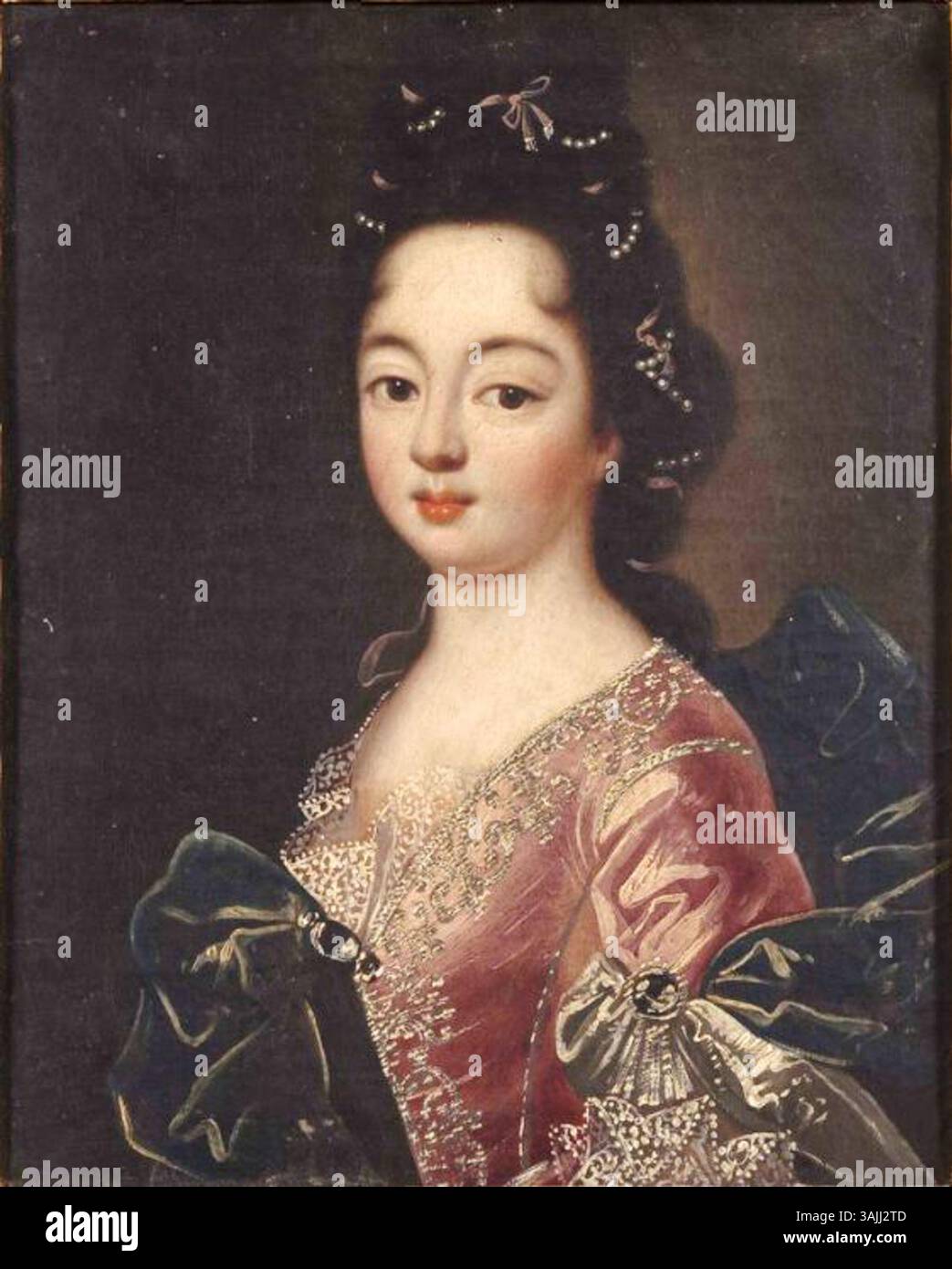 Attributed to Philippe Vignon, this 17th-century oil portrait depicts ...