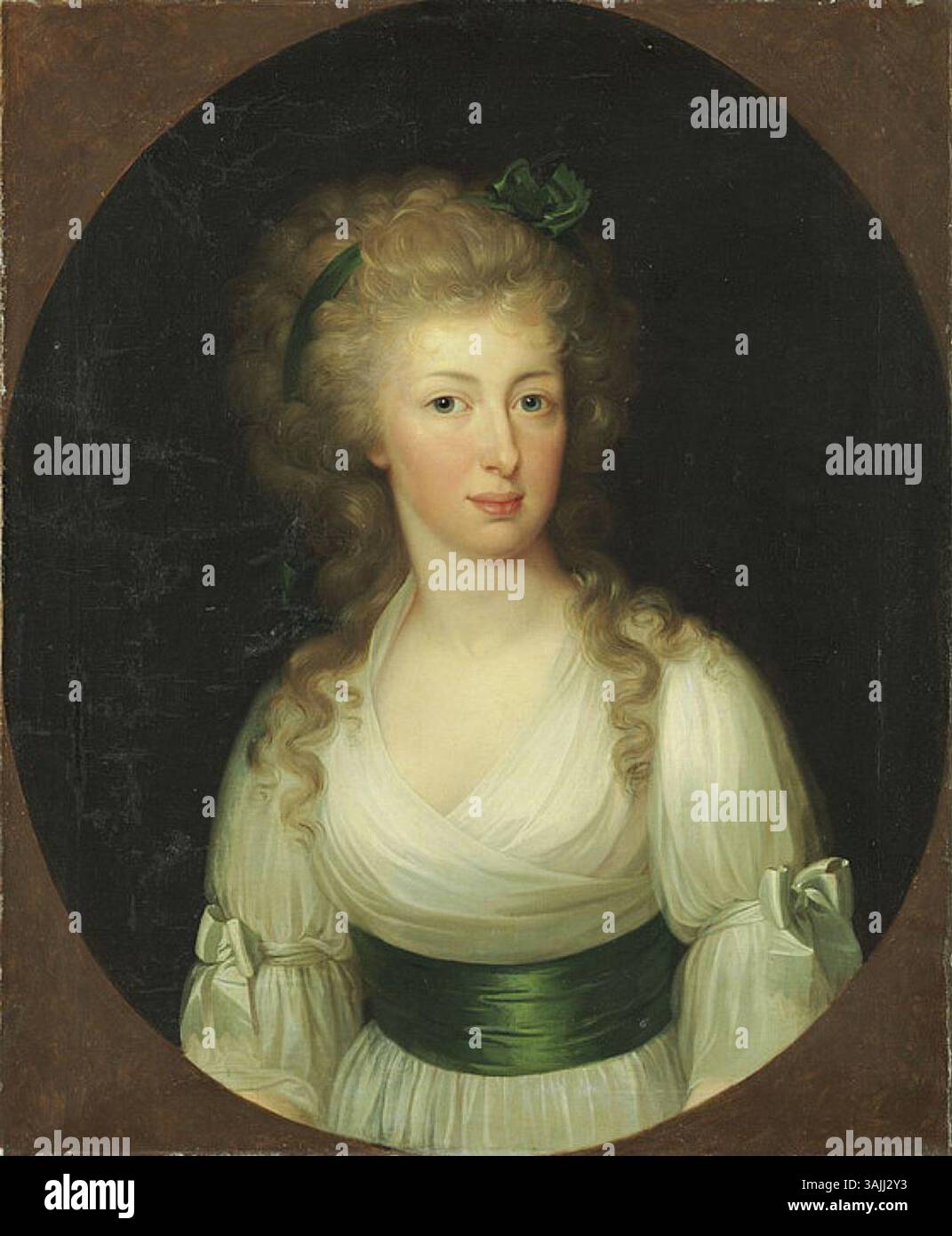 Portrait of Princess Karoline Amalie of Hesse-Kassel, painted in the ...