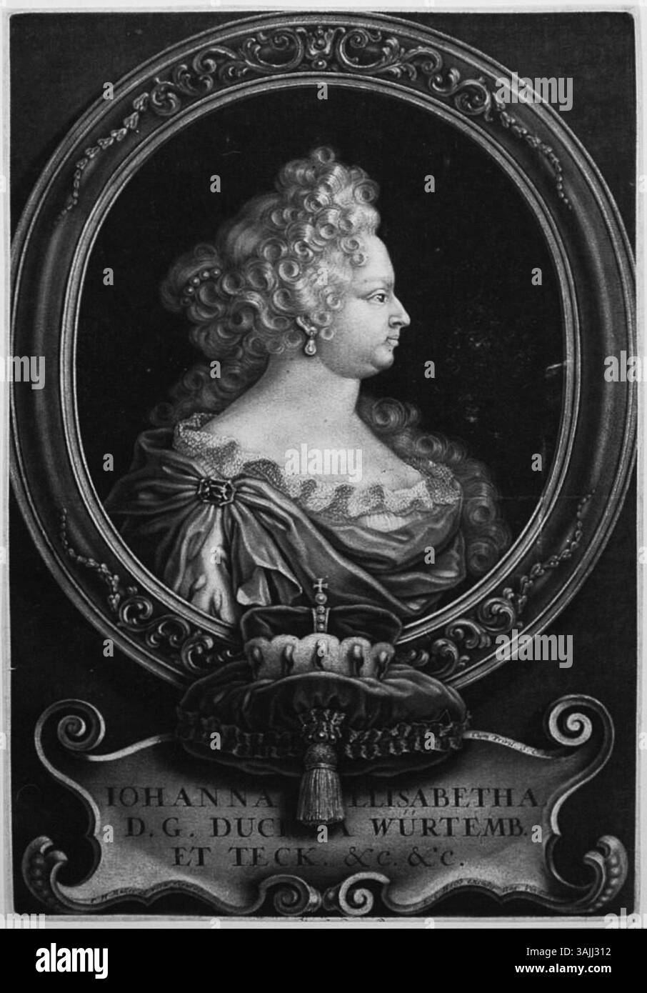 The duchess johanna elisabeth of w hi-res stock photography and images ...