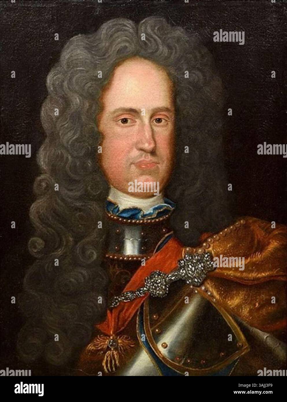 A portrait of Emperor Charles VI of the Holy Roman Empire, painted by ...