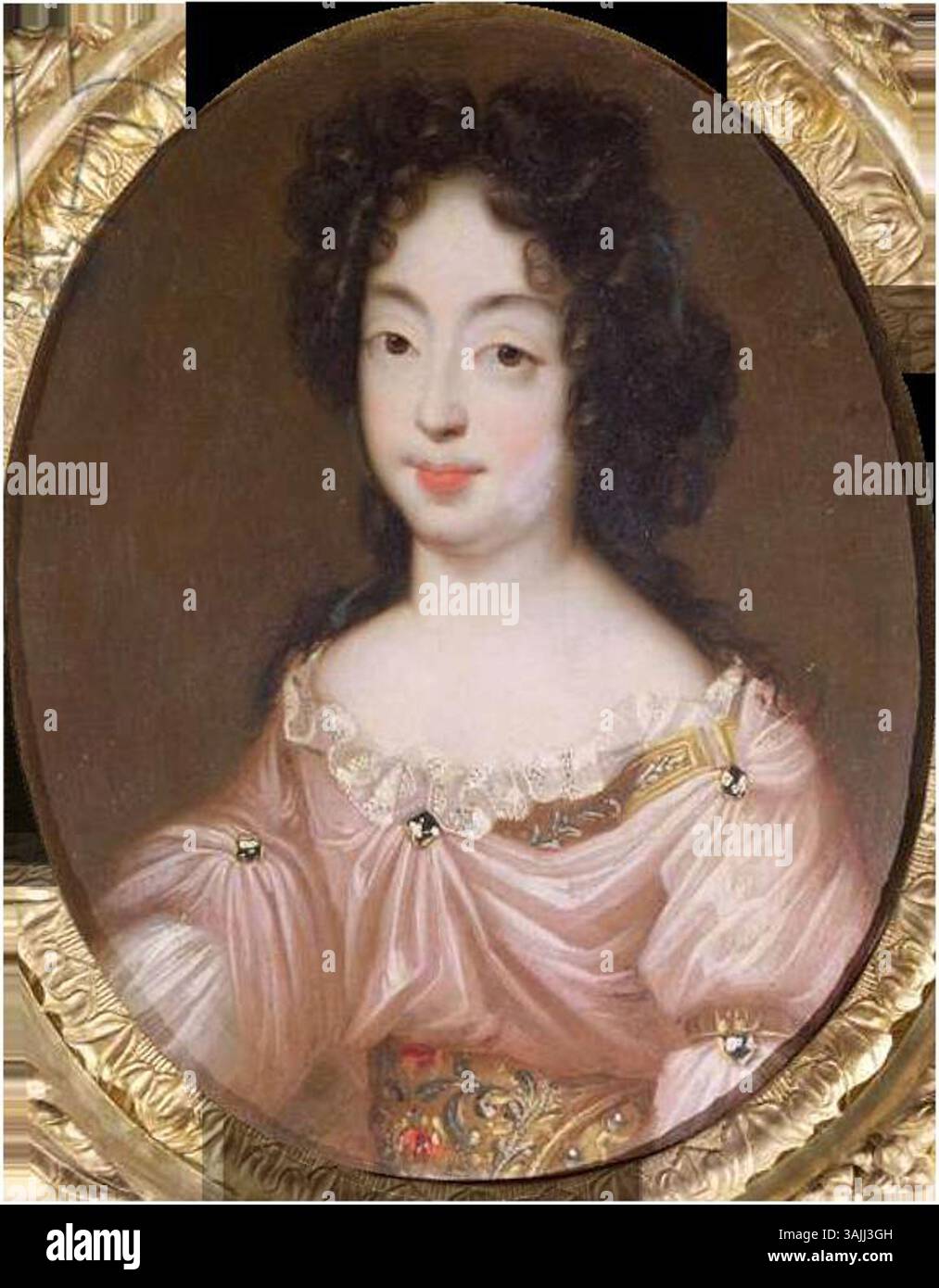 A French 17th-century portrait presumed to depict Francoise Athenais de ...