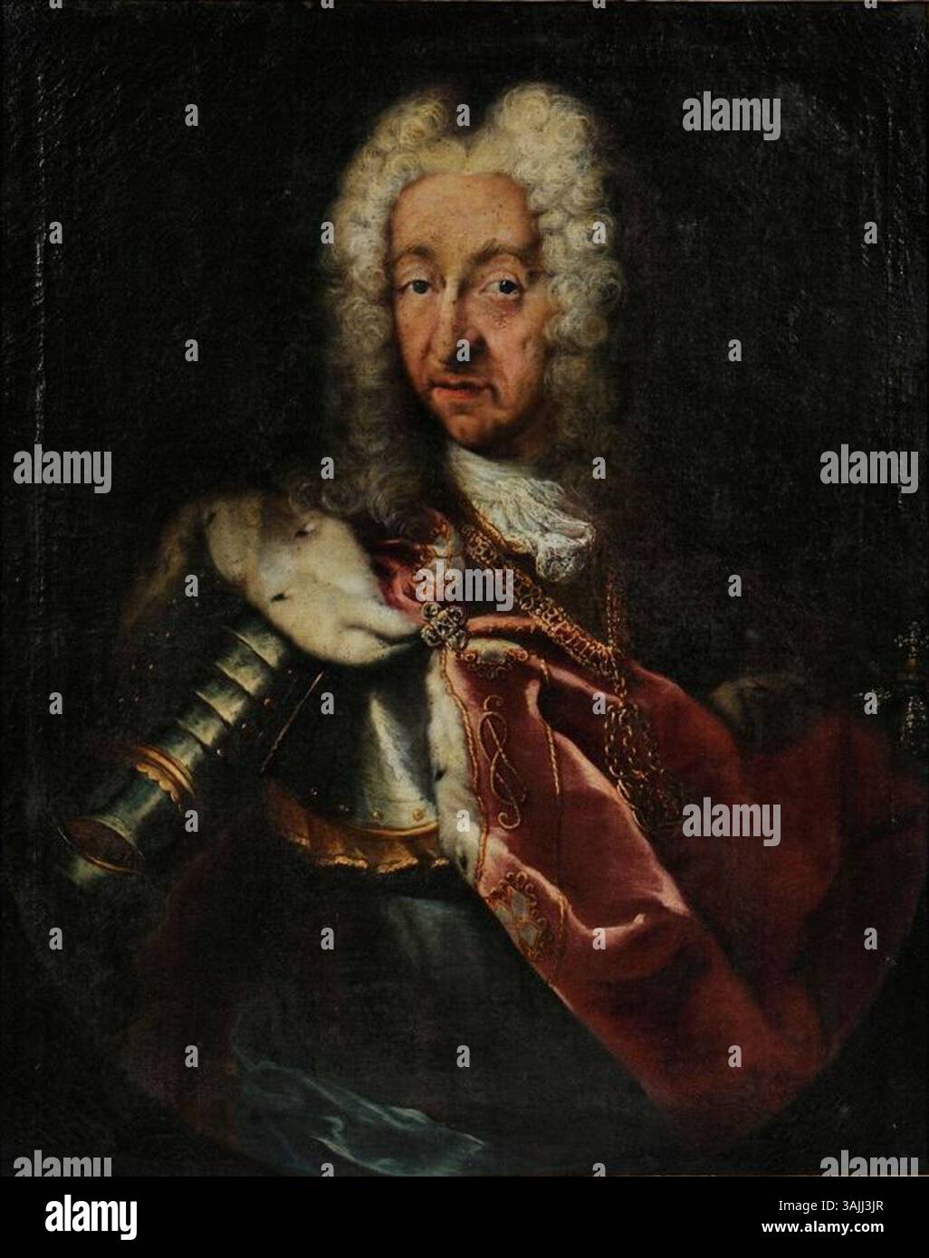 This portrait from 1720 depicts King Victor Amédée II of Sardinia ...