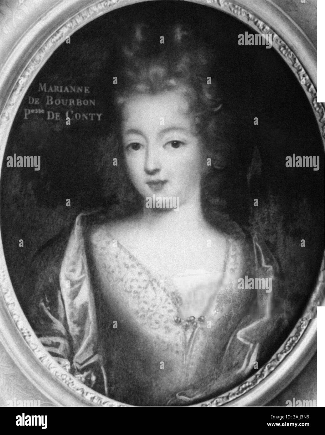 A late 17th-century portrait of Marie-Anne de Bourbon, daughter of King ...