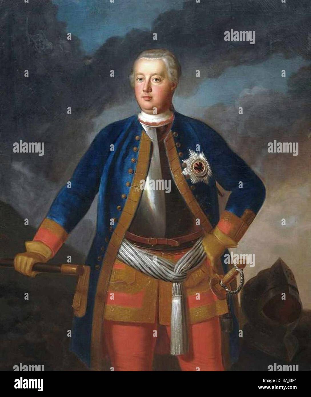 Portrait of Friedrich Wilhelm I of Prussia, painted around 1730 by ...