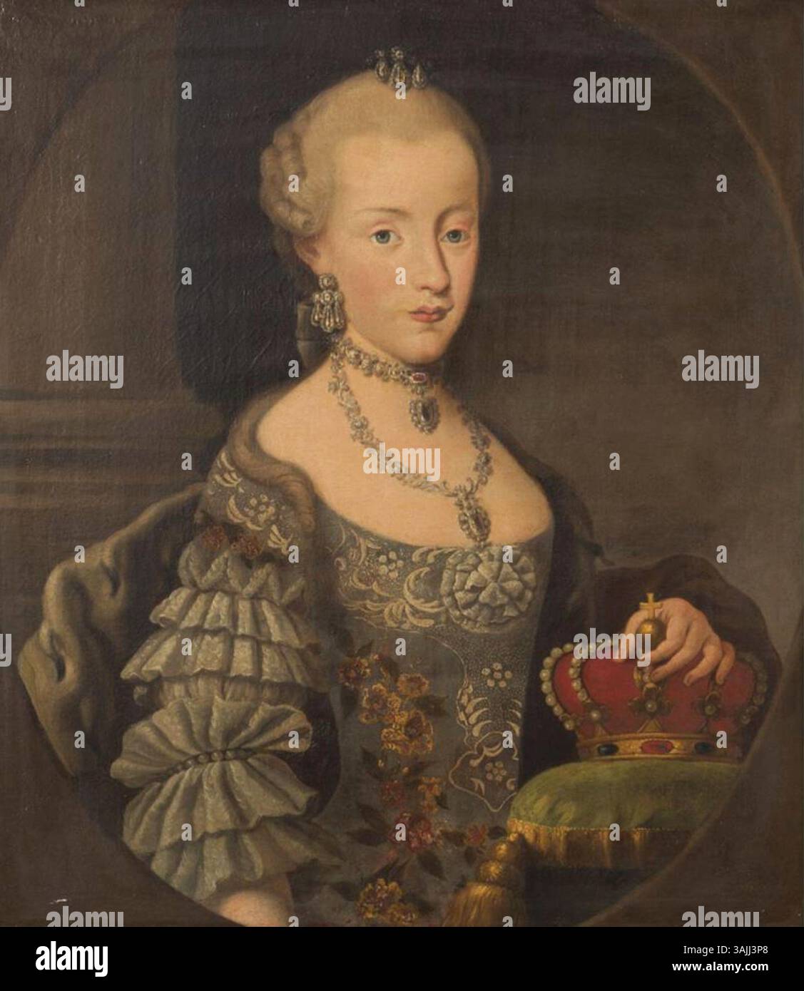 This 18th-century portrait depicts Maria Luisa of Spain, misidentified ...