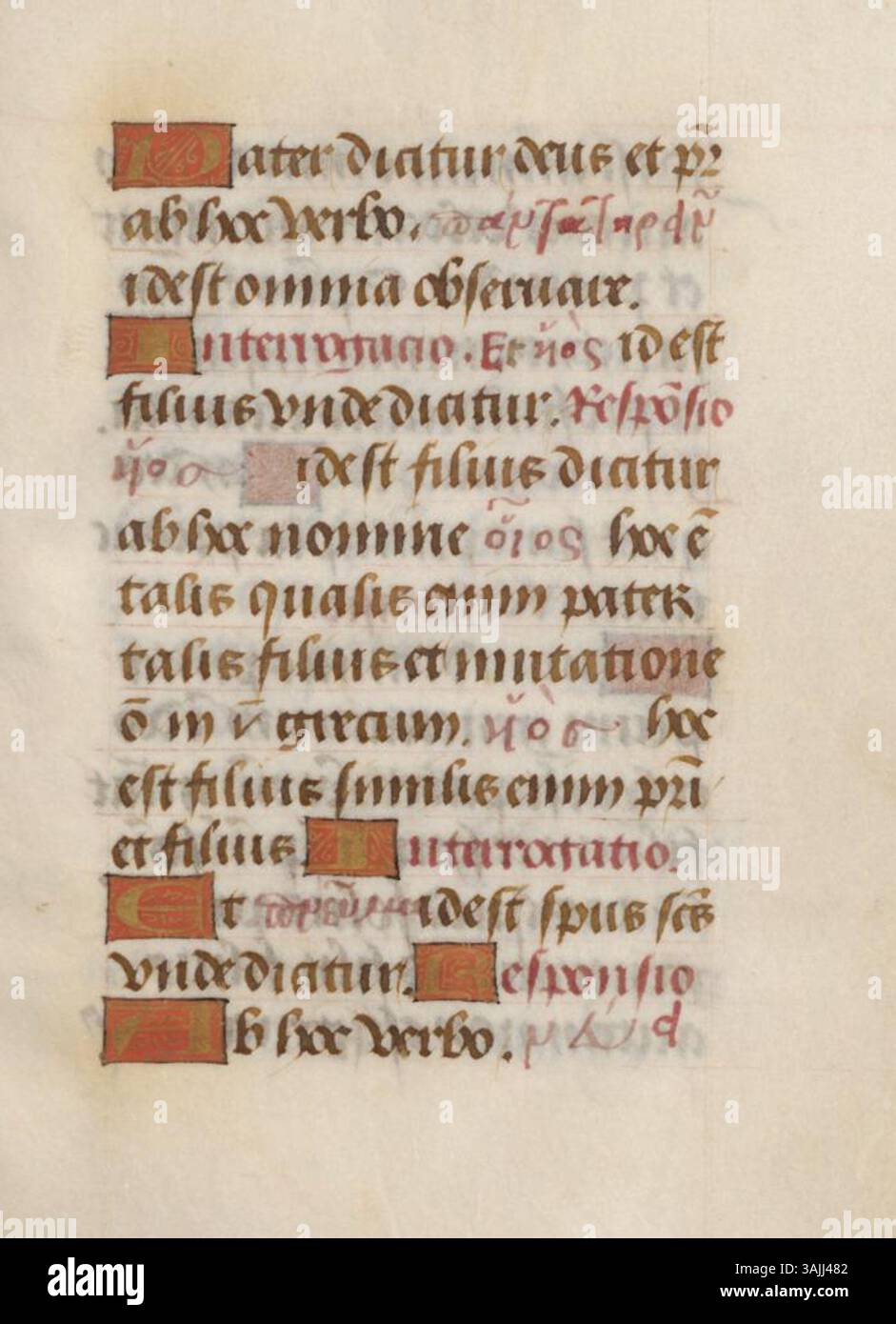 This manuscript folio, created by Georgius Hieronymus Spartanus ...