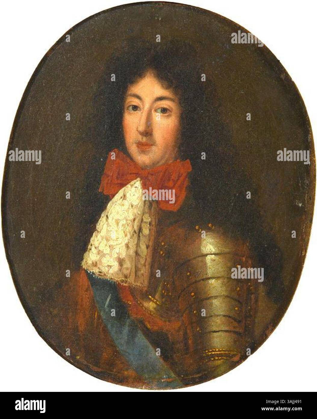 This 17th-century oil painting by a follower of Philippe Vignon depicts a nobleman ...