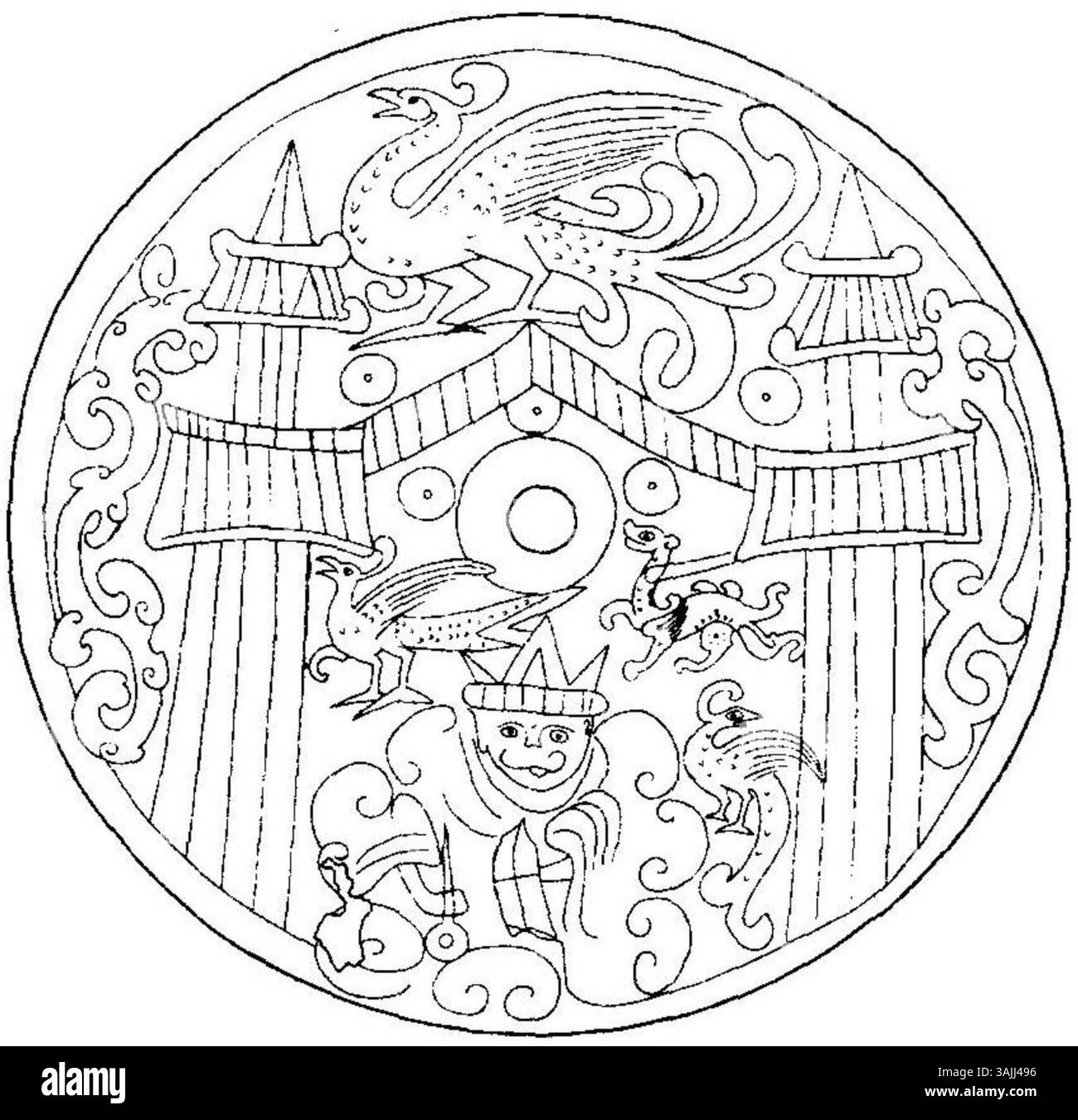 Plaque depicts Cut Out Stock Images & Pictures - Alamy