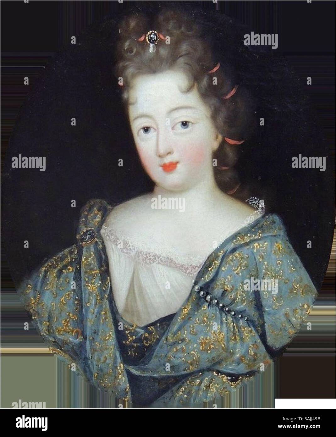 A portrait of Marie Angélique de Scorailles, Duchess of Fontanges ...