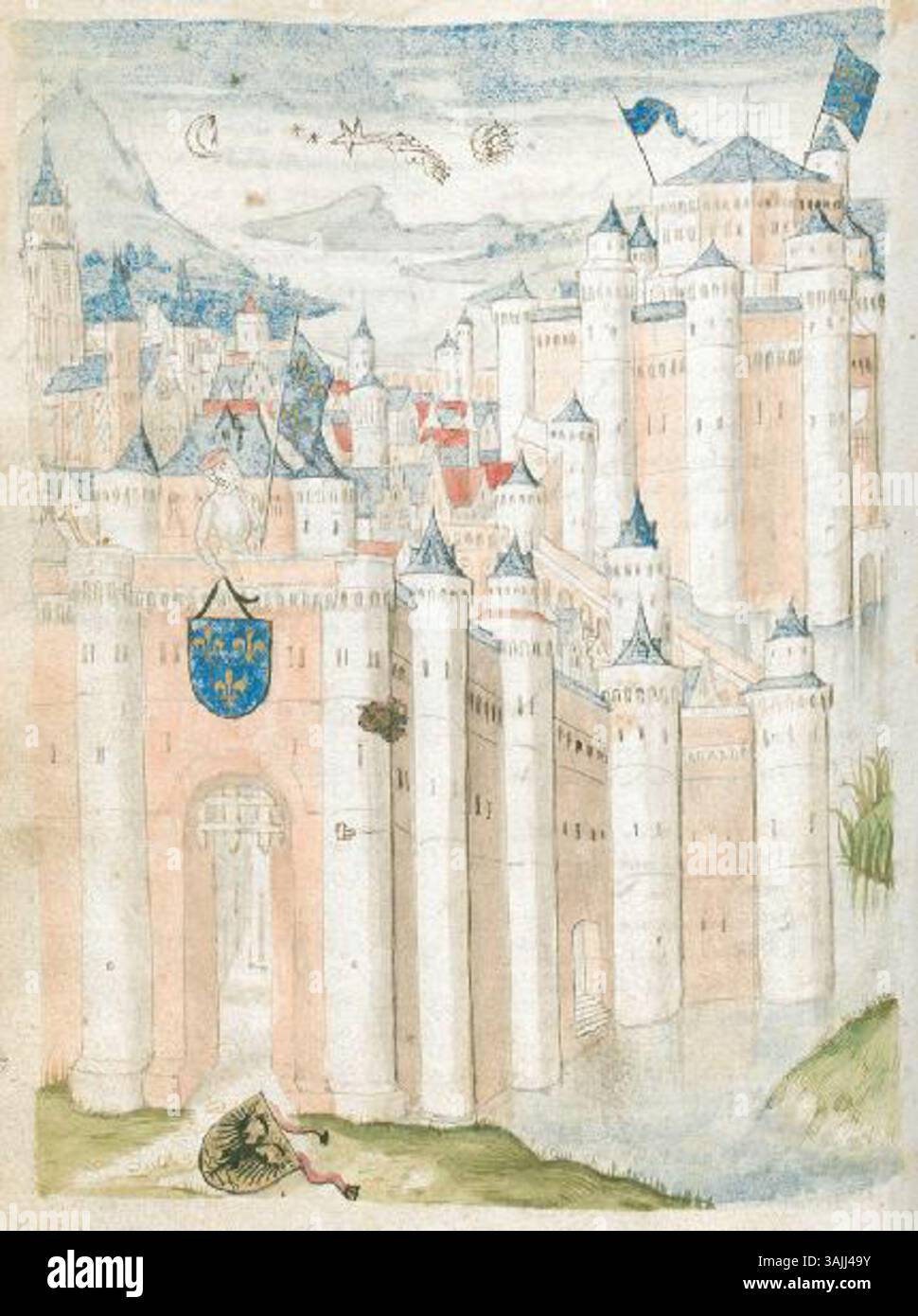 This miniature from the *Openbare Bibliotheek Brugge*, created around ...