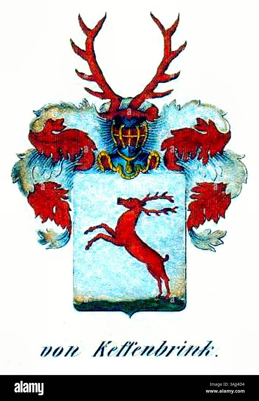 This coat of arms, dated 1837, represents the family crest of the von ...