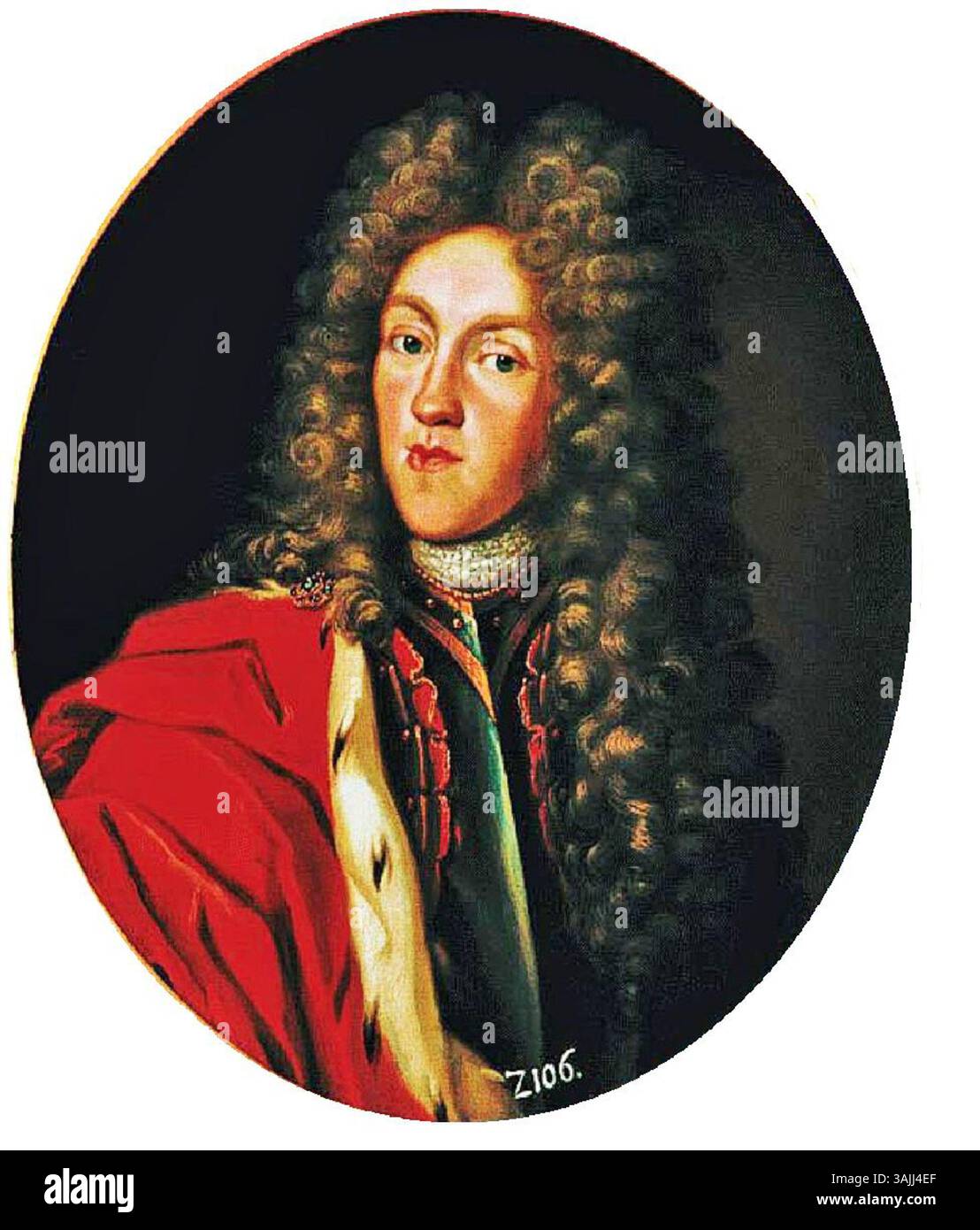 This 17th-century portrait, often misidentified as Eberhard Ludwig I, depicts Frederick Charles ...