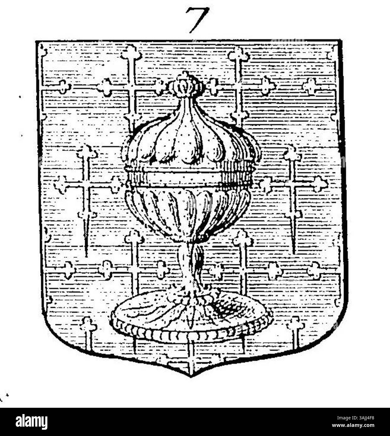 Marc de Vulson’s 1644 work 'La Science Heroïque' includes the coat of ...