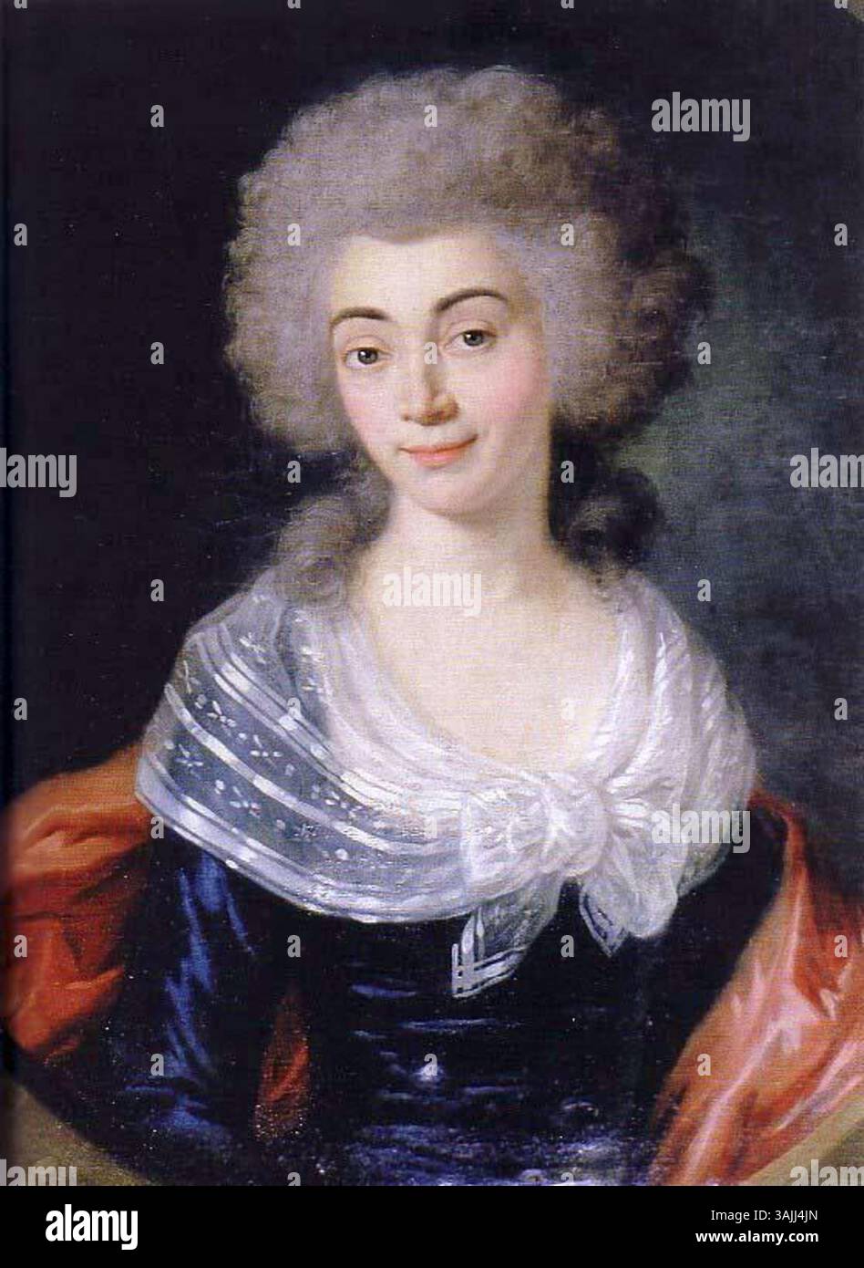 This 1789 oil on canvas portrait by Élisabeth Louise Vigée Le Brun ...