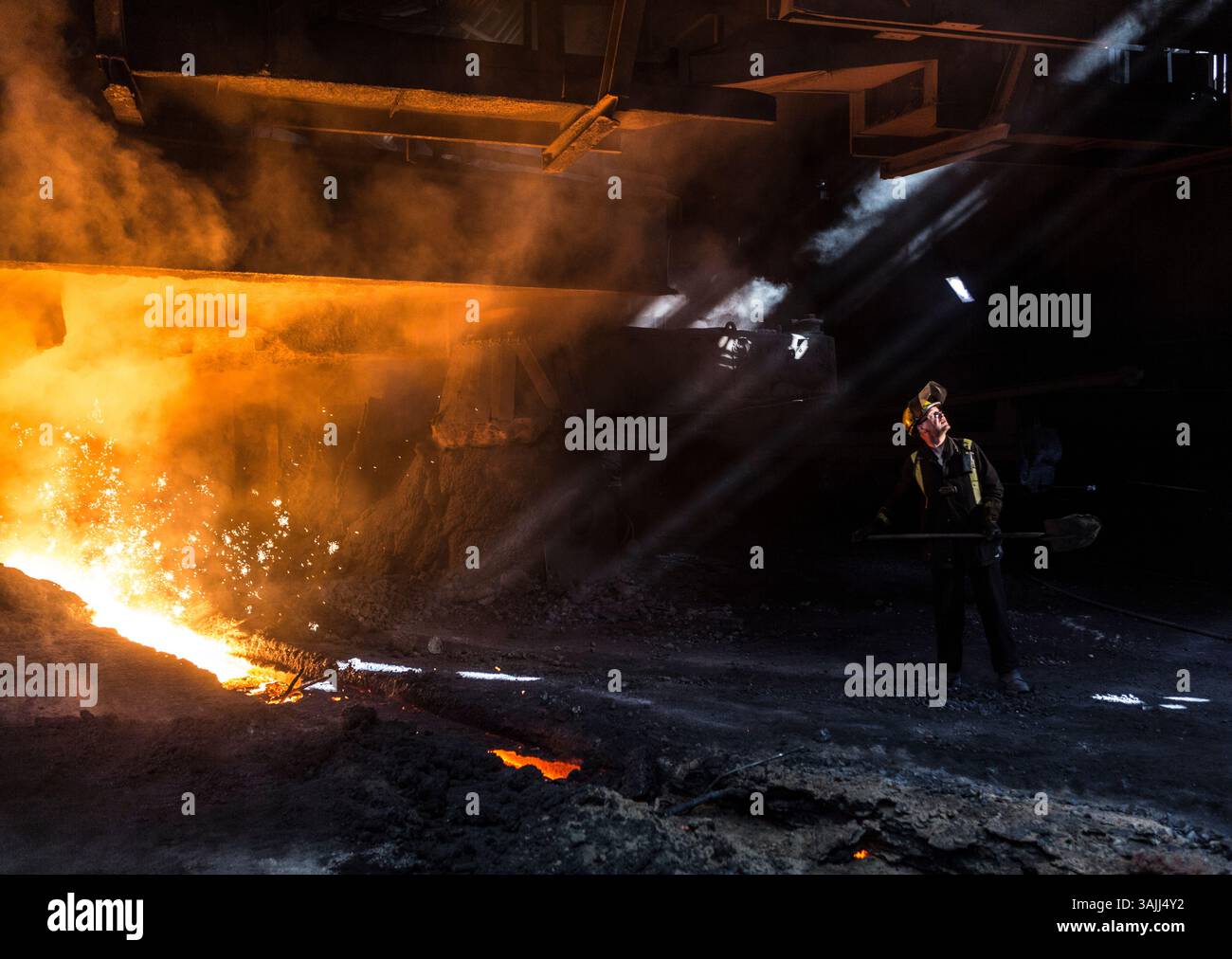 BRITISH STEEL - Scunthorpe - Heavy End - Iron & Steel Production Steel ...