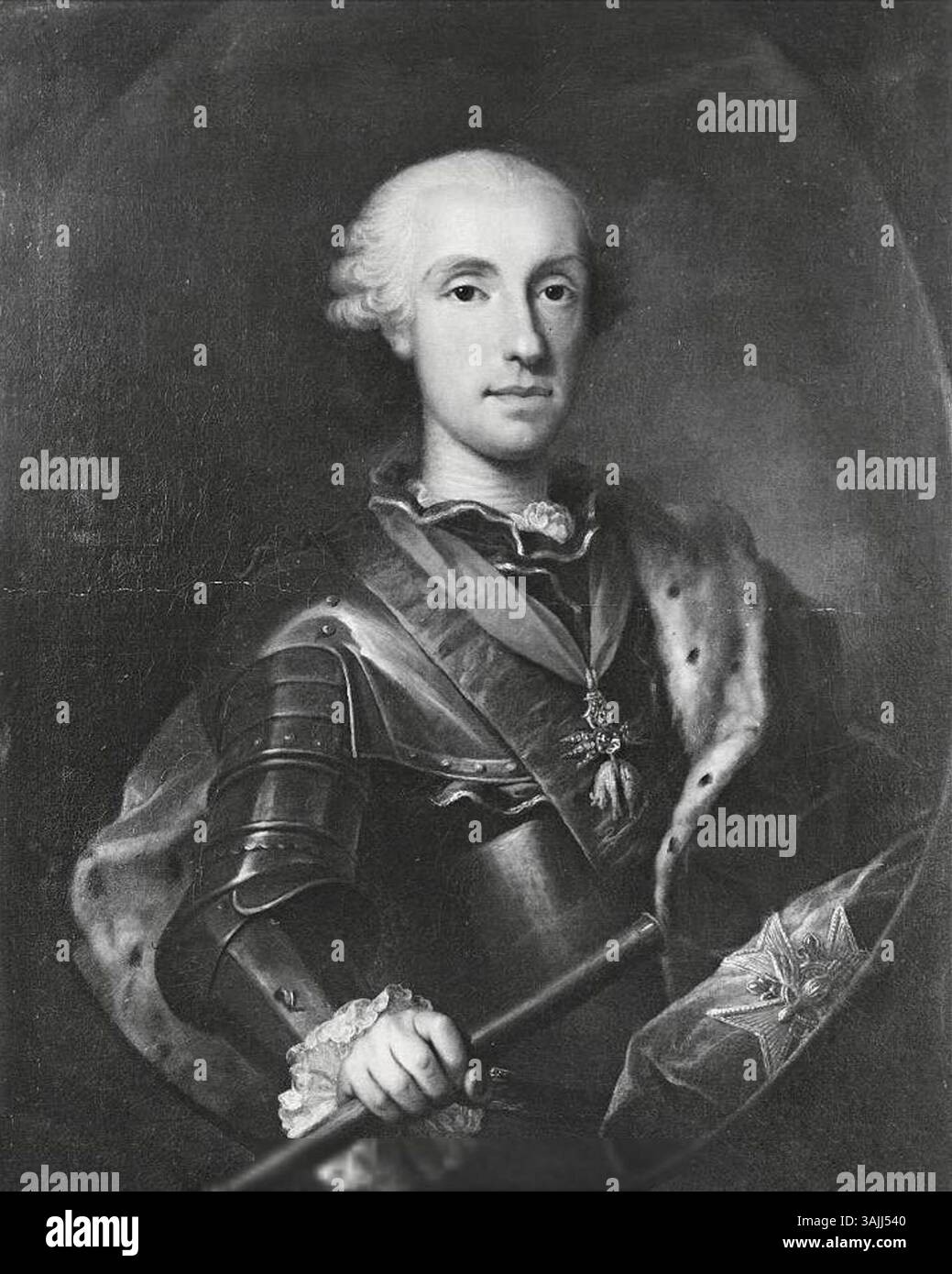 This presumed portrait, painted between 1750 and 1770, depicts Philip I ...