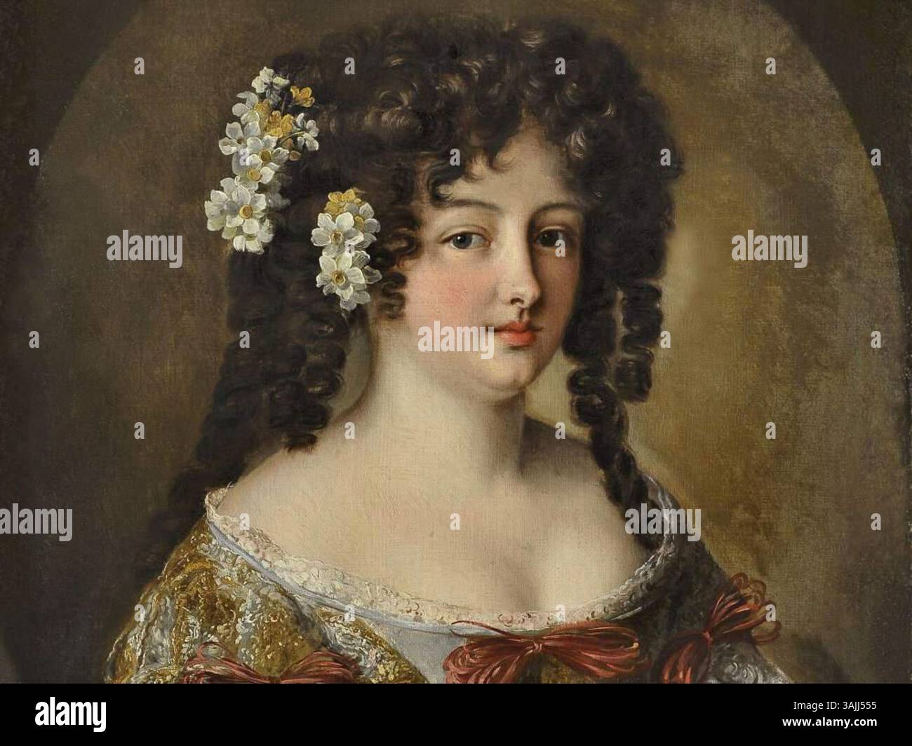 The portrait, painted by Jacob Ferdinand Voet in 1672, depicts Diane ...