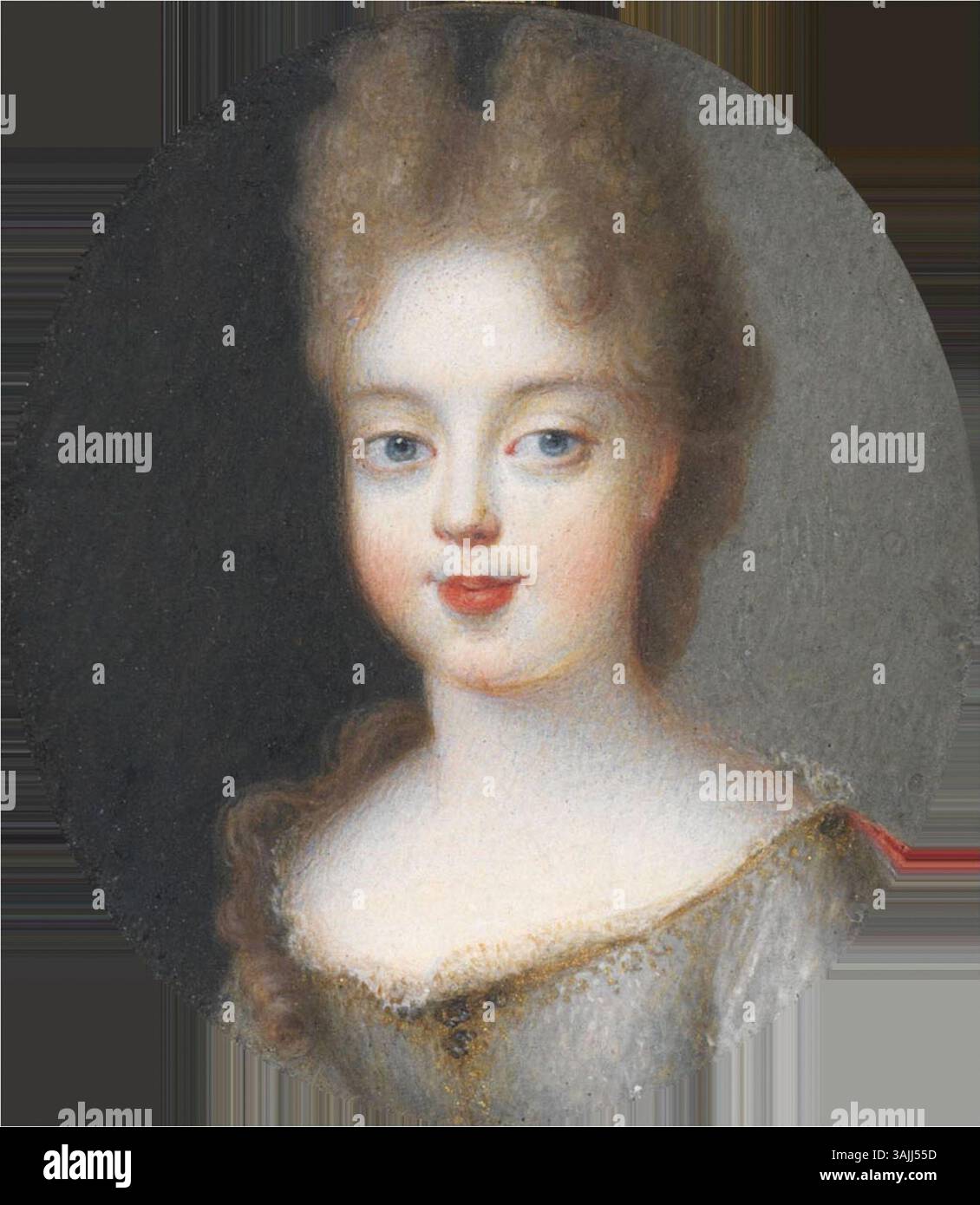 Marie Adélaïde of Savoy, wife of Louis, Dauphin of France, is depicted ...