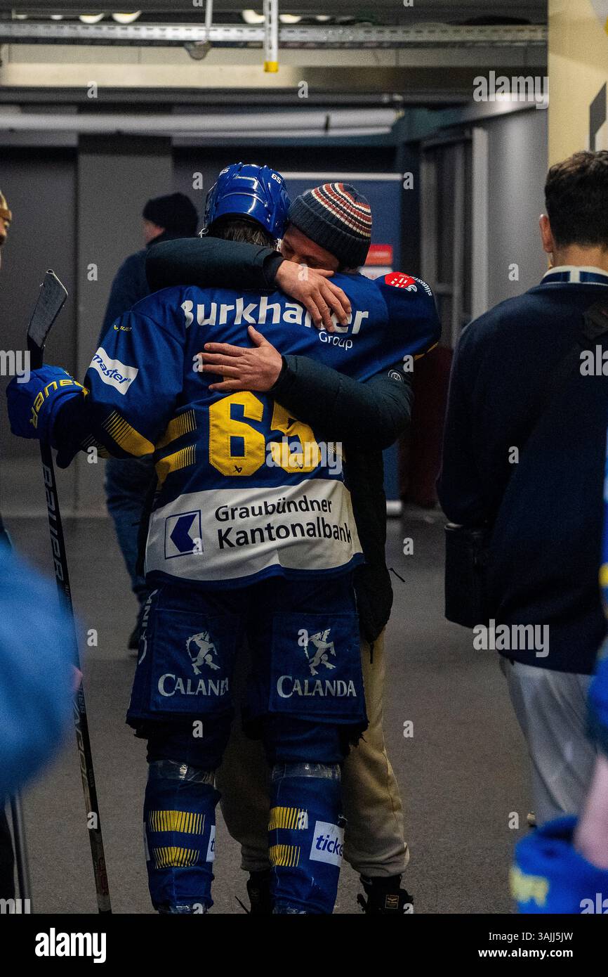 10/04/2025, Davos, zondacrypto-Arena, NL Semifinals: HC Davos - ZSC ...