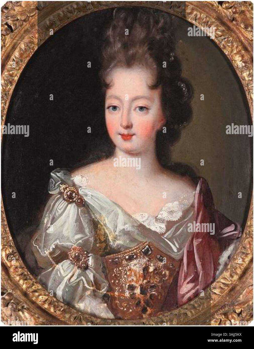 This portrait, attributed to Pierre Mignard, is part of a series of ...