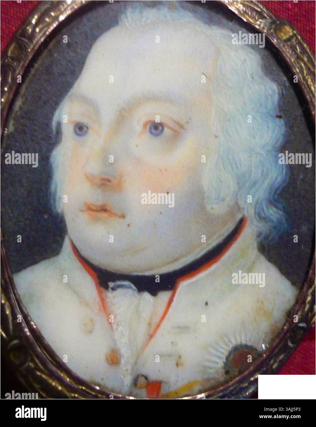 This circa 1795 portrait attributed to Peter Mayr depicts Archduke Ferdinand Karl of Austria ...