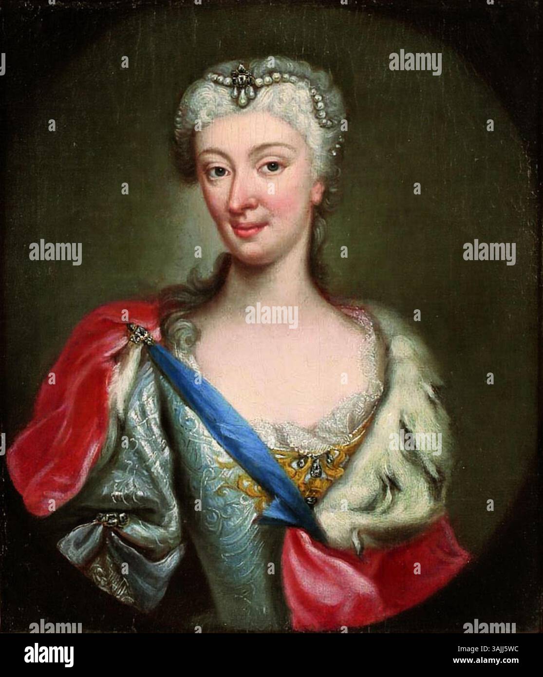 This 18th-century painting, based on an original by Martin van Meytens ...
