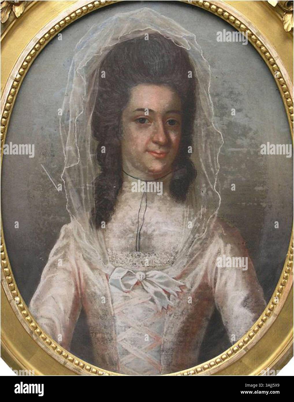 Per Krafft the Elder's pastel painting of Ebba Margareta Sparre née De ...