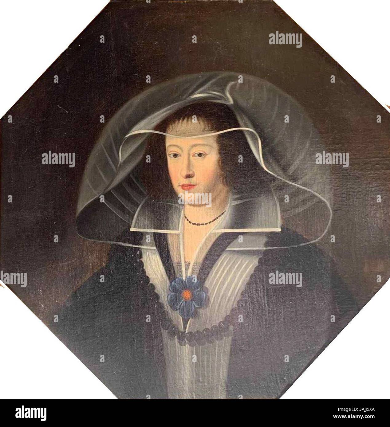 Portrait of Maria Gonzaga, 17th century, capturing the noble woman in ...