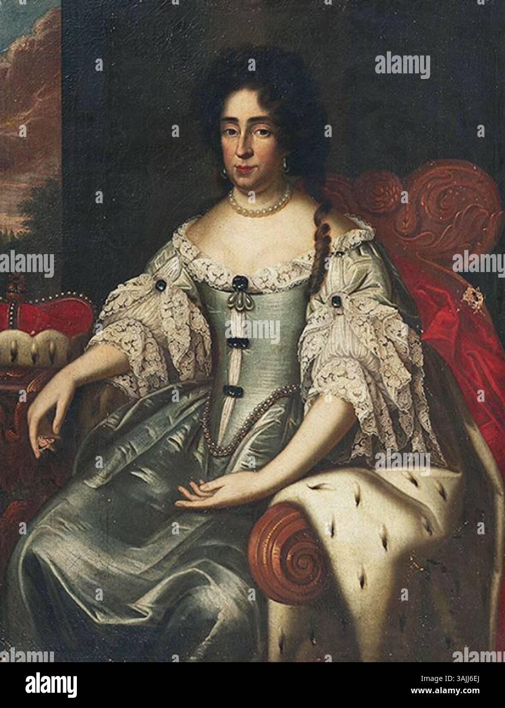 A portrait of Princess Elector Dorothea Sophie of Brandenburg, painted ...