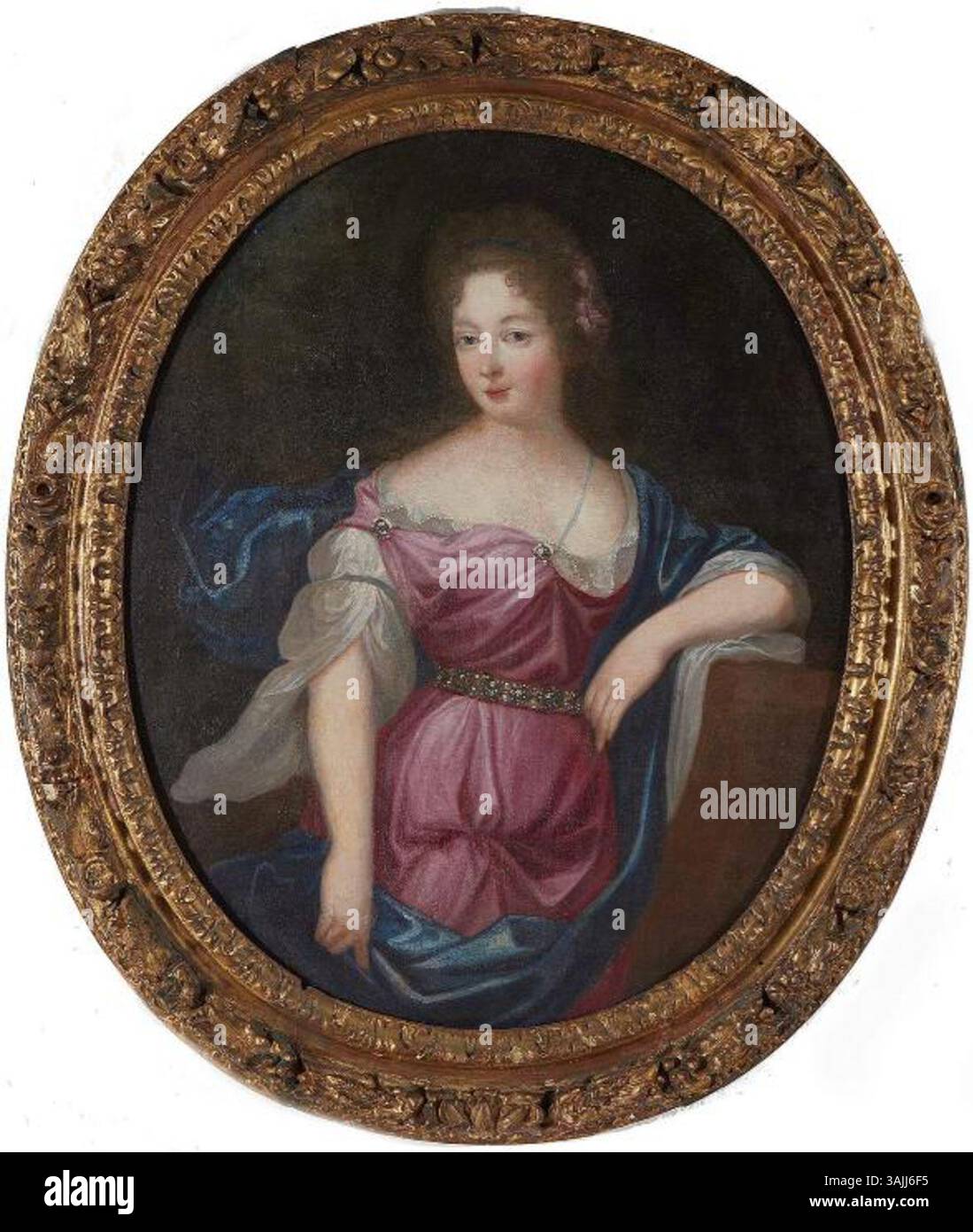 This 17th-century portrait showcases a lady dressed in mulberry and ...