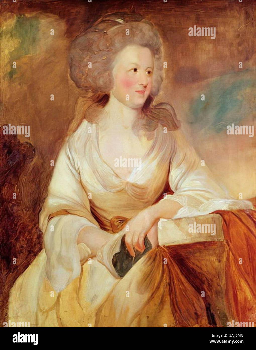 This 18th-century portrait by Joshua Reynolds depicts Louise Marie ...
