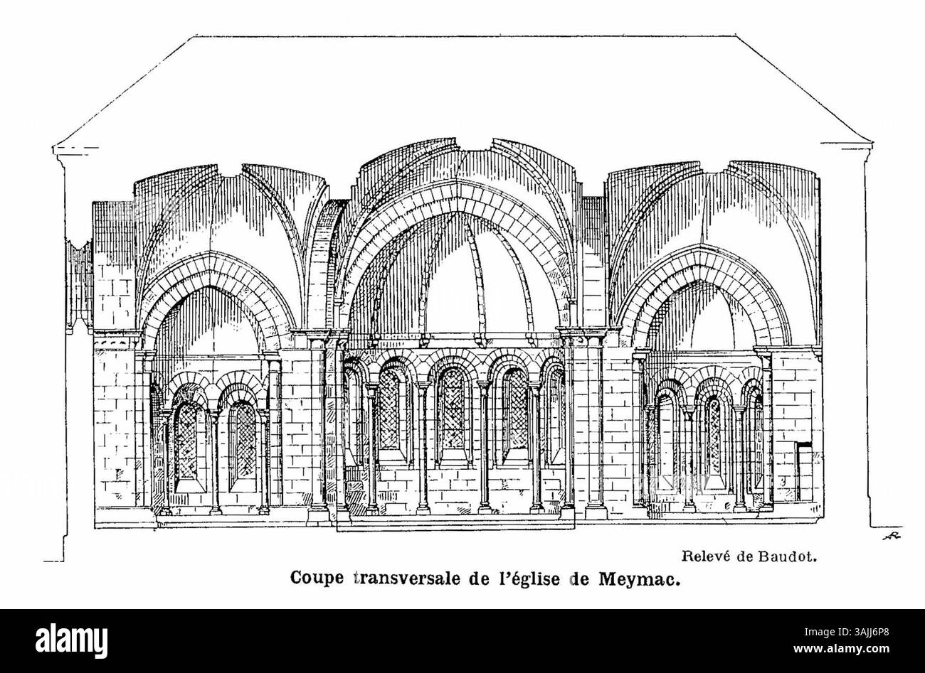 This cross-sectional drawing by Anatole de Baudot from 1924 shows the ...