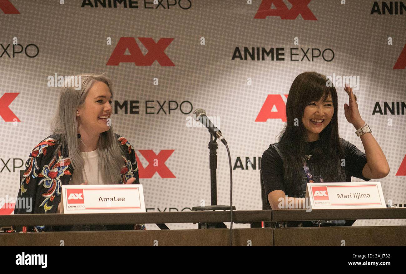 June 30, 2017 - Los Angeles, California, U.S - Voice actresses AmaLee ...