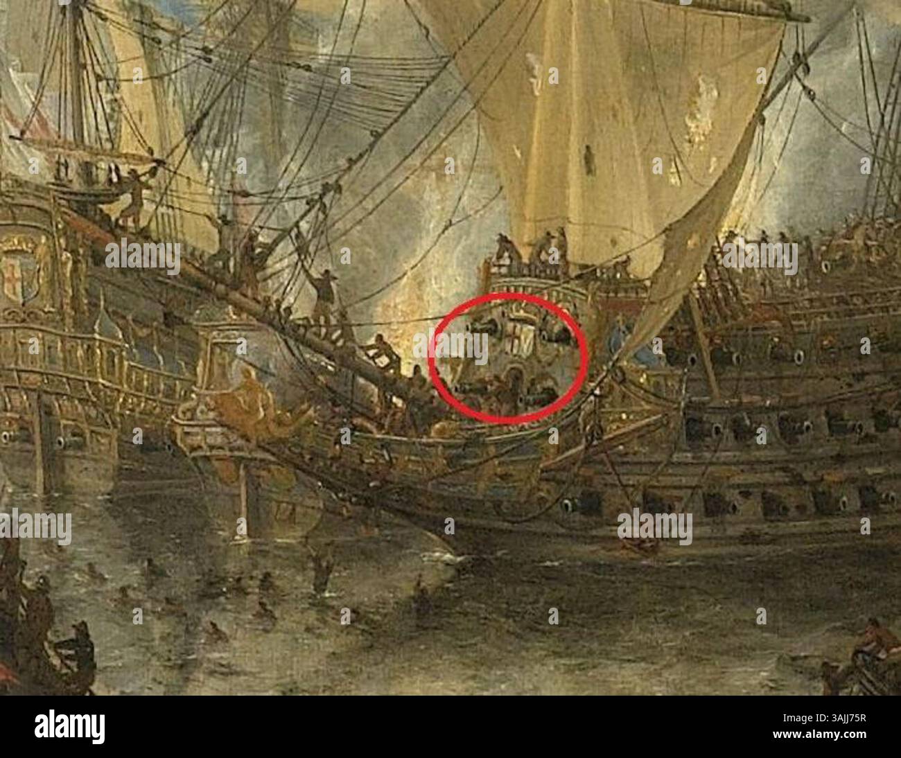 This 17th-century painting by Jan Abrahamsz Beerstraaten, titled 'Chase ...