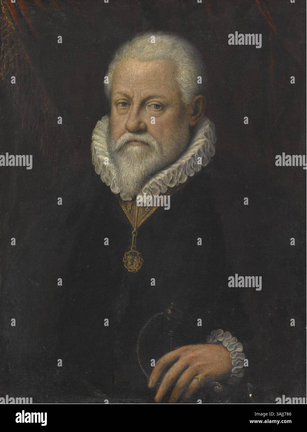 This 16th-century portrait by Francesco Bassano the Younger features a ...