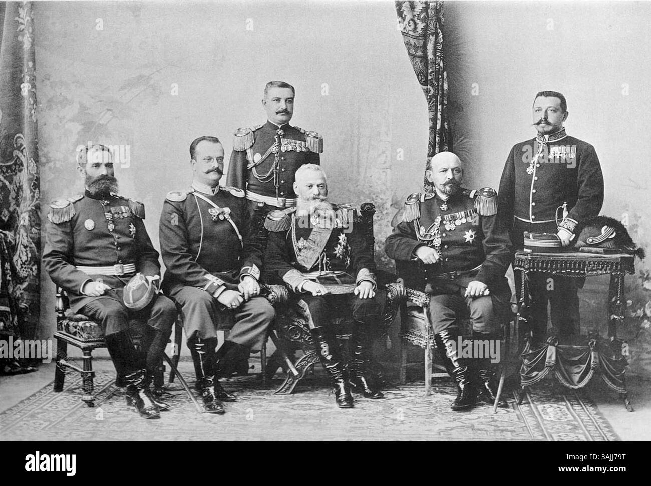 Representatives of Serbia attending the 1896 coronation of Nicholas II ...
