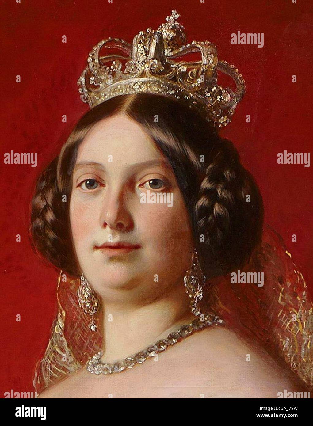 Franz Xaver Winterhalter’s 1852 portrait of Isabel II, Queen of Spain ...