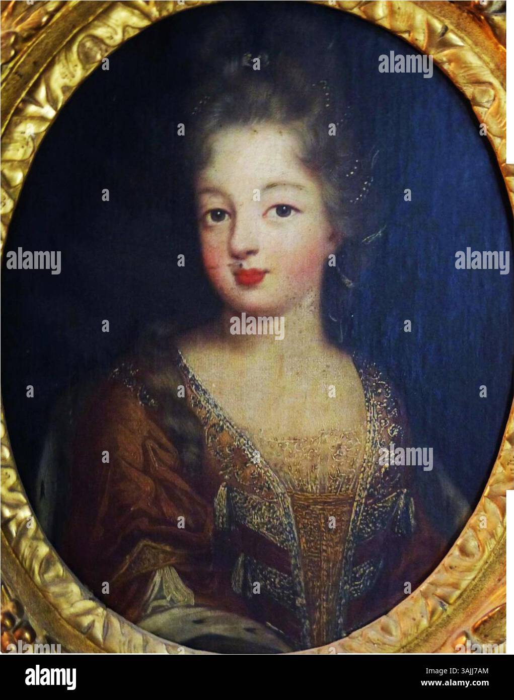 Attributed to Philippe Vignon, this presumed portrait of Mademoiselle ...