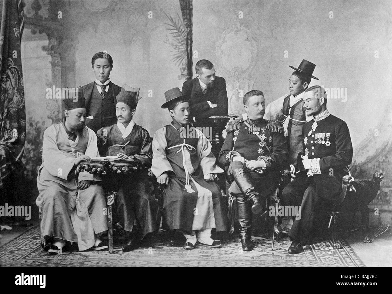 At the coronation of Nicholas II in 1896, representatives from Korea were present, including Min ...