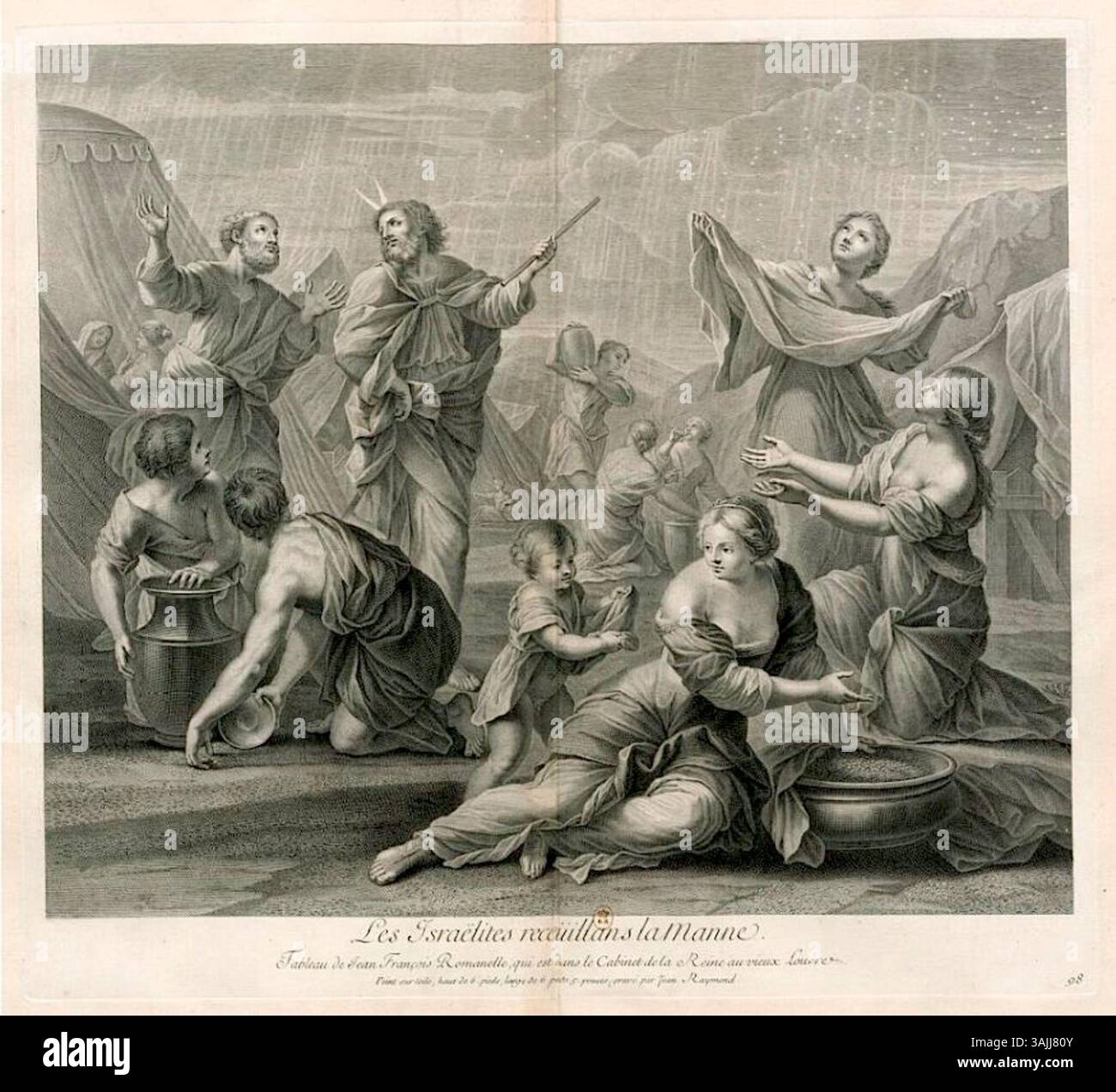 This etching by Jean Raymond, based on Jean-François Romanelle's ...