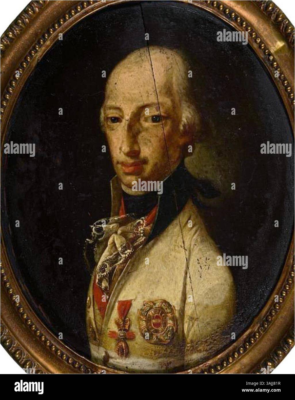 An 18th-century portrait, likely of Archduke Charles of Austria ...