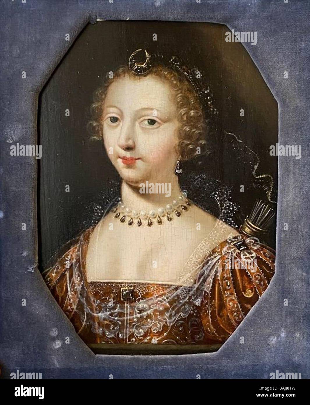 This 17th-century portrait by Jean Ducayer depicts Louise Gendrault, wife of Pierre Tricaud, as ...